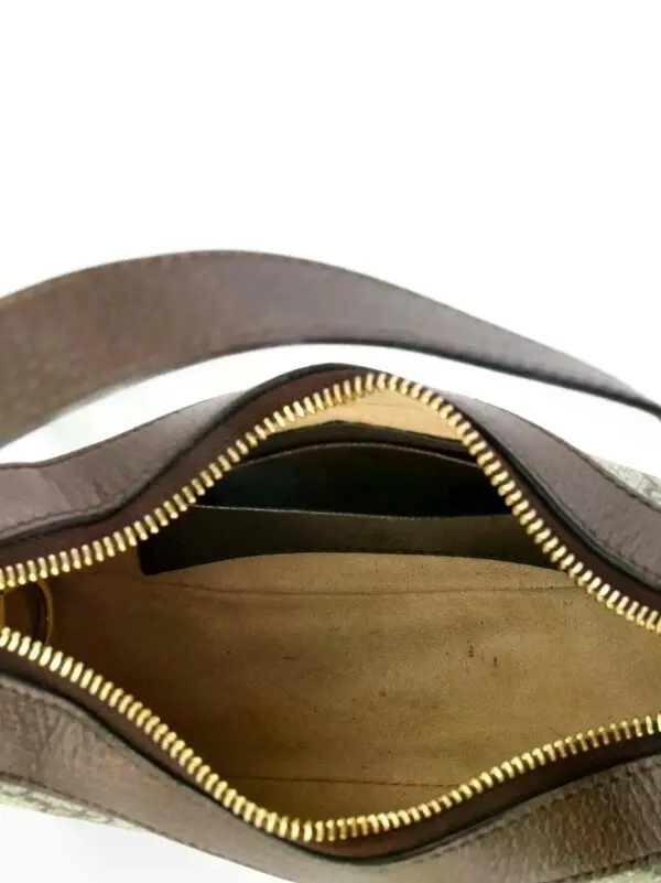 Gucci Ophidia Half Moon Bag - Brown
