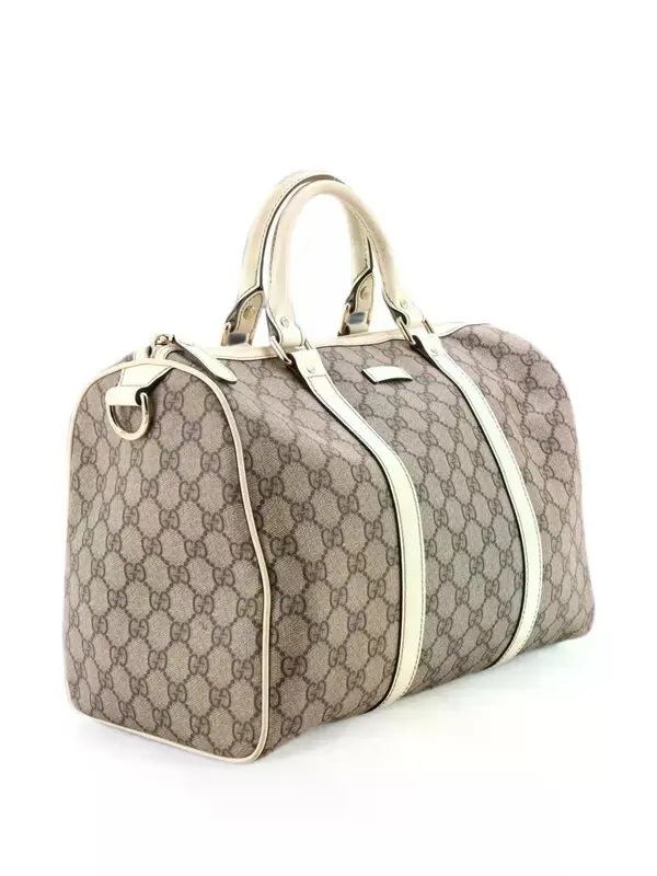 Gucci Joy Boston Bag Gg Coated Canvas Medium Satchel