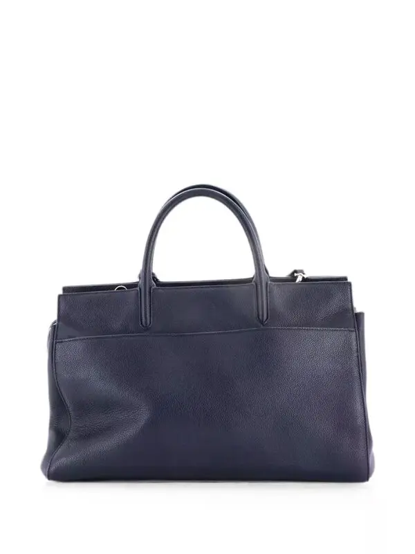 Saint Laurent Rive Gauche Cabas Leather Medium Tote Bag