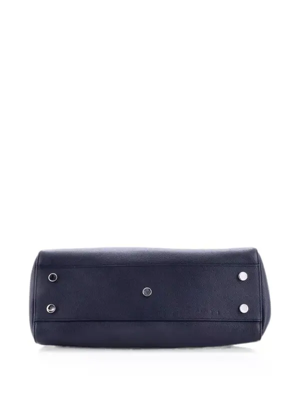 Saint Laurent Rive Gauche Cabas Leather Medium Tote Bag