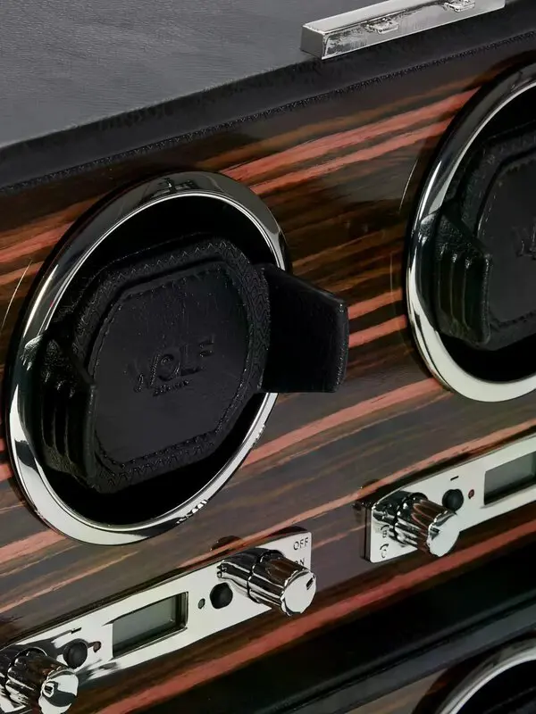 Wolf Roadster Four-piece Watch Winder - Black