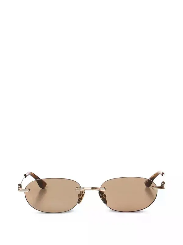 Chimi Cadenza Oval-frame Sunglasses - Gold