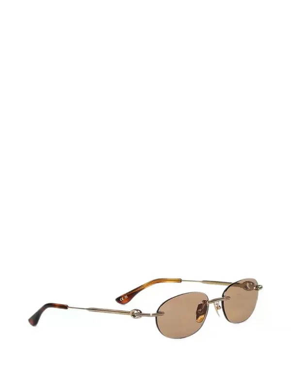 Chimi Cadenza Oval-frame Sunglasses - Gold