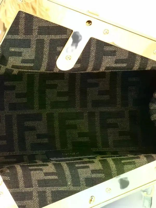 Fendi First Bag Leather Small Clutch Bag