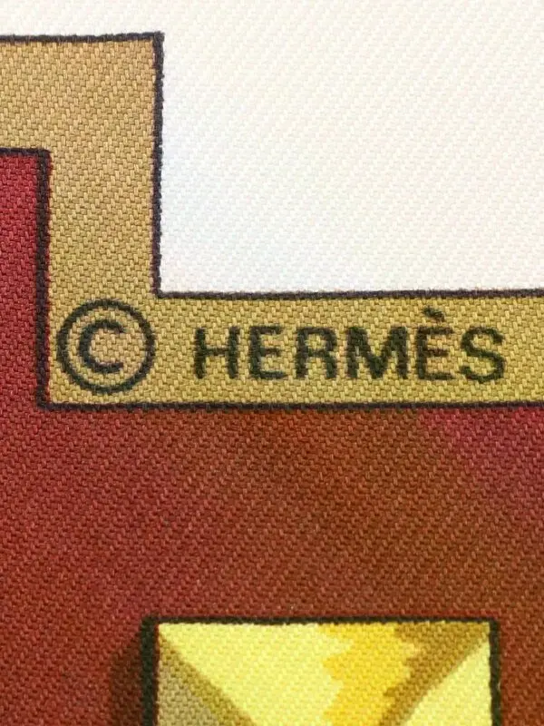 Hermès 2010s Les Cles Scarf