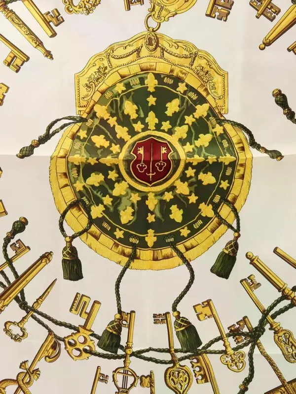 Hermès 2010s Les Cles Scarf