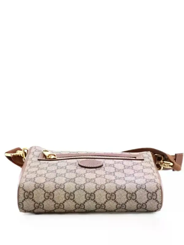 Gucci Interlocking G Patch Gg Coated Canvas Small Messenger Bag