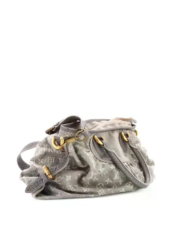 LOUIS VUITTON Neo Cabby Denim Gm Satchel - Grey