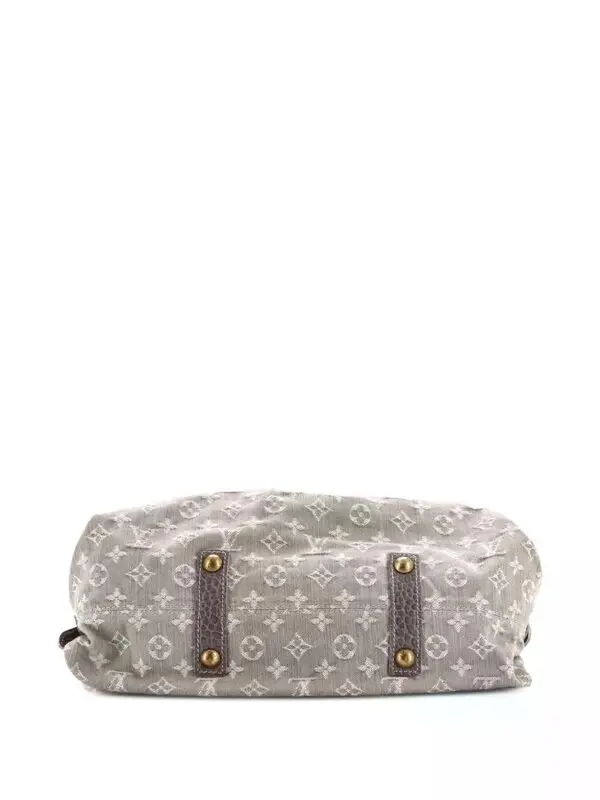 LOUIS VUITTON Neo Cabby Denim Gm Satchel - Grey
