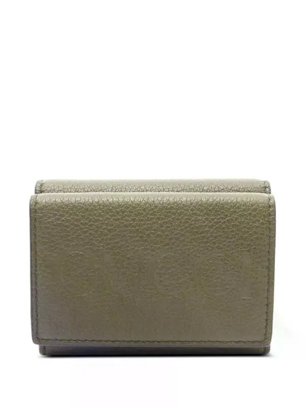 Gucci 2010s Logo Trifold Wallet - Green
