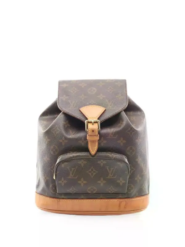 LOUIS VUITTON 1999 Mm Montsouris Monogram Backpack - Brown