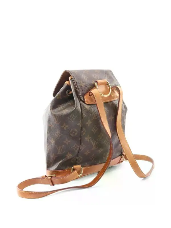 LOUIS VUITTON 1999 Mm Montsouris Monogram Backpack - Brown