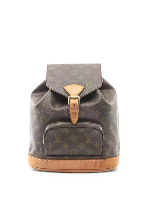 LOUIS VUITTON 1999 Montsouris Monogram Backpack - Brown