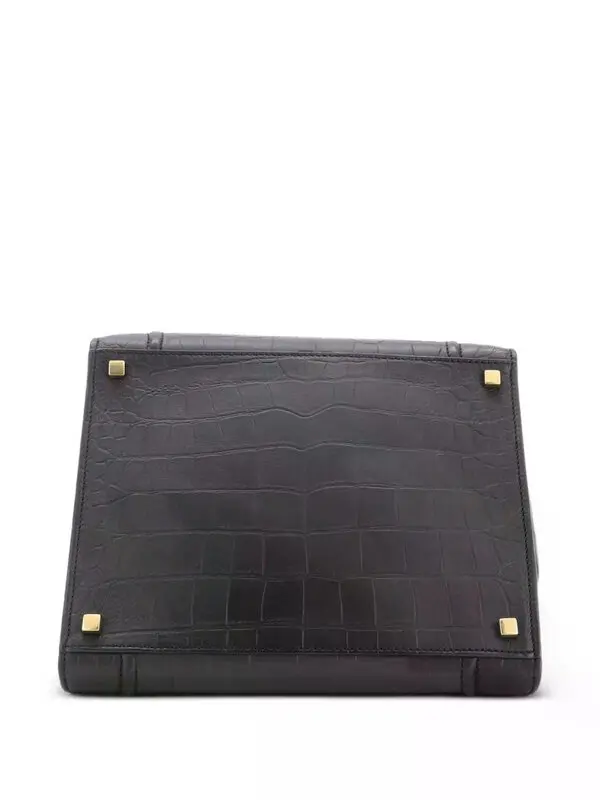 Celine Phantom" Tote Bag In Embossed Leather