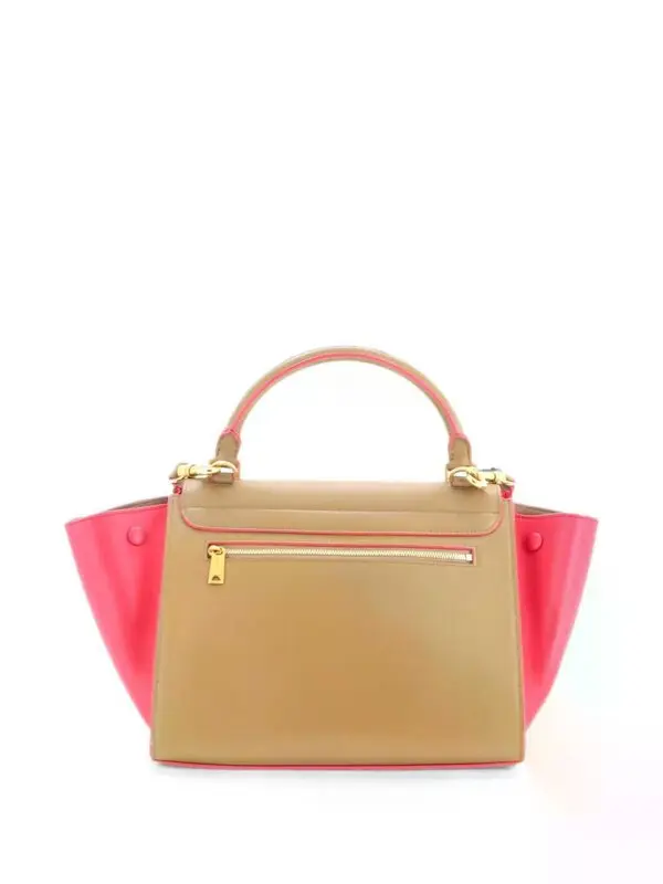 Celine Trapeze Bag Leather Small Satchel