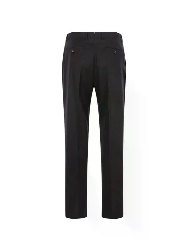 Caruso Pressed-crease Wool Trousers