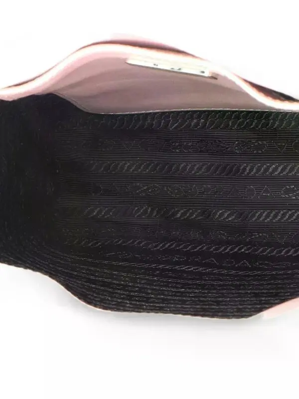 Prada Convertible Tote Brushed Leather Small Crossbody Bag