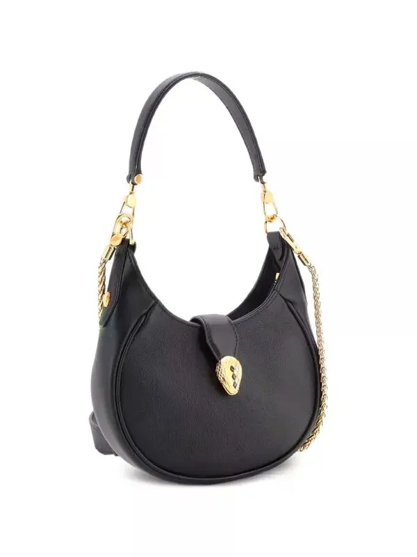 BVLGARI Serpenti Ellipse Crossbody Bag - Black