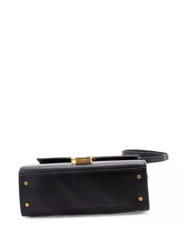Saint Laurent Cassandra Top Handle Bag Leather Mini Shoulder Bag