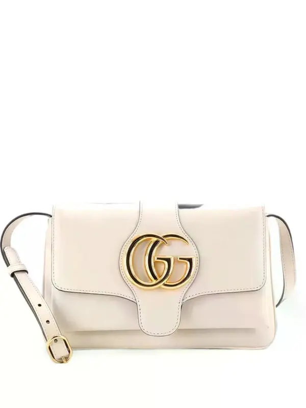 Gucci Arli Shoulder Bag Leather Small Crossbody Bag - Neutrals