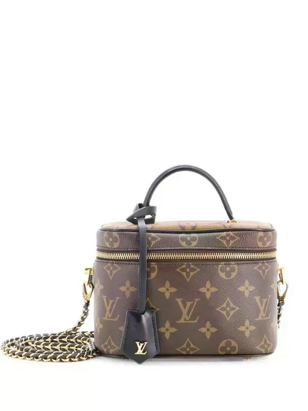 LOUIS VUITTON Reverse Monogram Canvas Pm Satchel