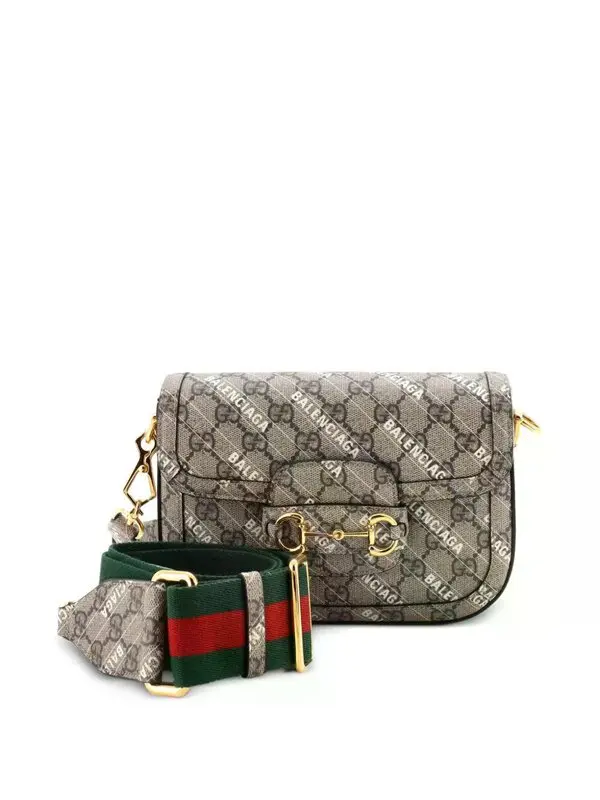 Gucci X Balenciaga The Hacker Project Mini Shoulder Bag - Brown
