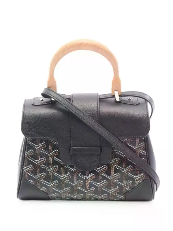 Goyard Mini Saigon Satchel Bag - Black