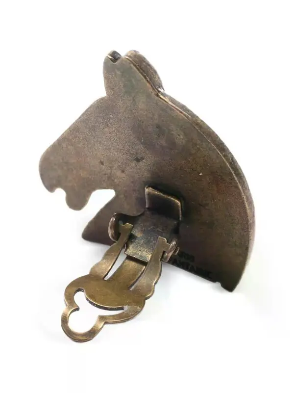 Hermès Horse Motif Clip-on Earrings
