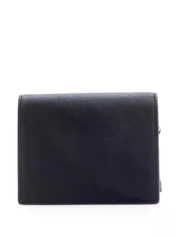 LOUIS VUITTON Mylockme Chain Pochette Leather Mini Shoulder Bag - Black