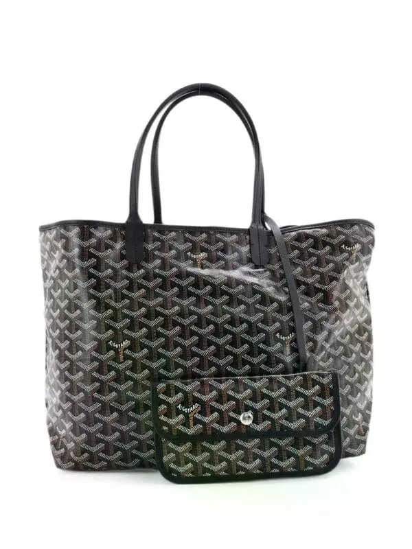 Goyard Saint Louis Coated Canvas Pm Tote Bag - Black