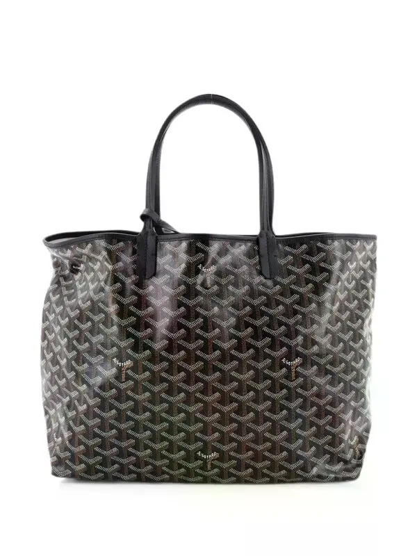 Goyard Saint Louis Coated Canvas Pm Tote Bag - Black