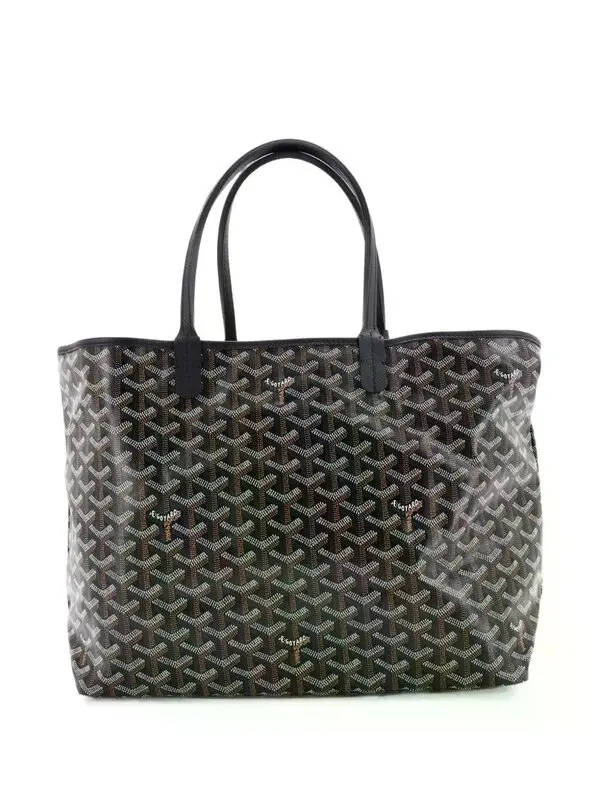 Goyard Saint Louis Coated Canvas Pm Tote Bag - Black