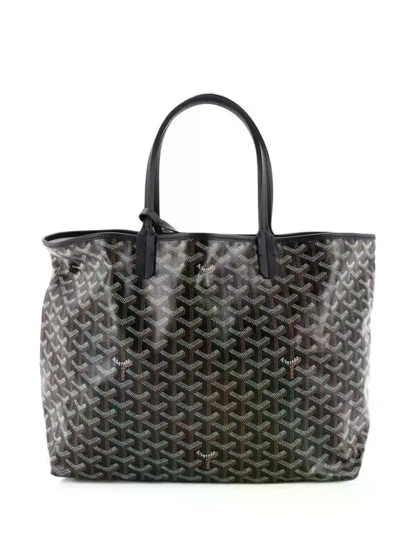 Goyard Saint Louis Coated Canvas Pm Tote Bag - Black