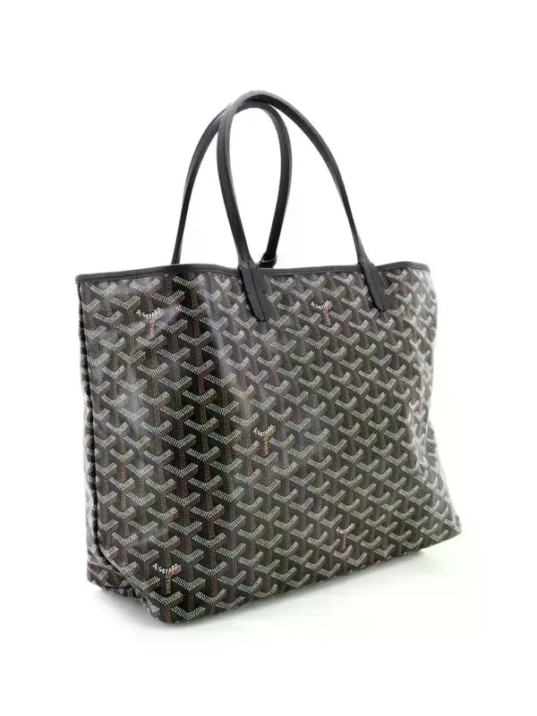 Goyard Saint Louis Coated Canvas Pm Tote Bag - Black