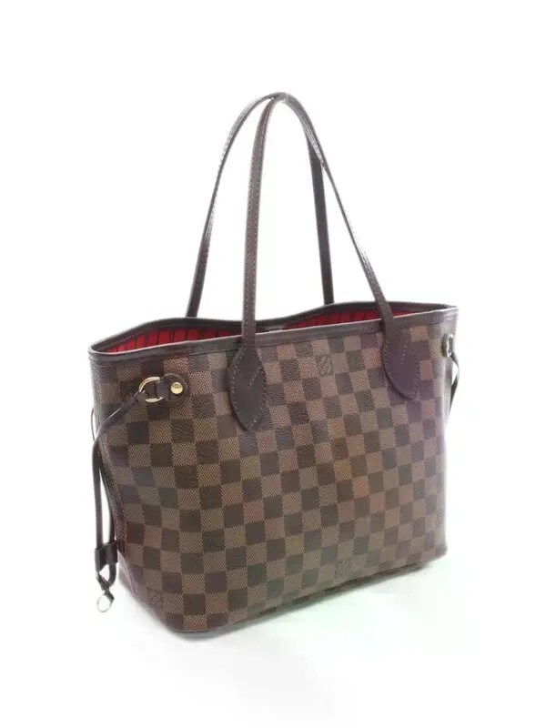 LOUIS VUITTON Damier Ebene Pm Neverfull Tote Bag - Brown