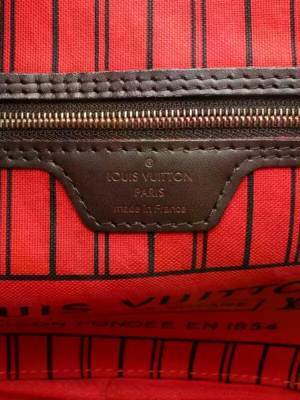 LOUIS VUITTON Damier Ebene Pm Neverfull Tote Bag - Brown