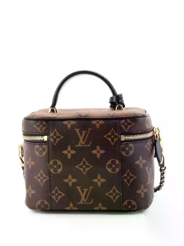 LOUIS VUITTON Reverse Monogram Canvas Pm Vanity Satchel