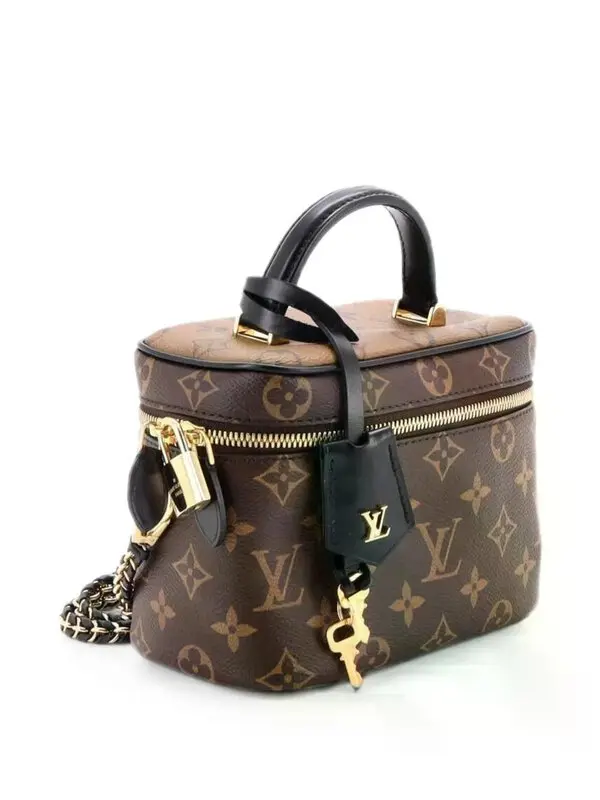 LOUIS VUITTON Reverse Monogram Canvas Pm Vanity Satchel