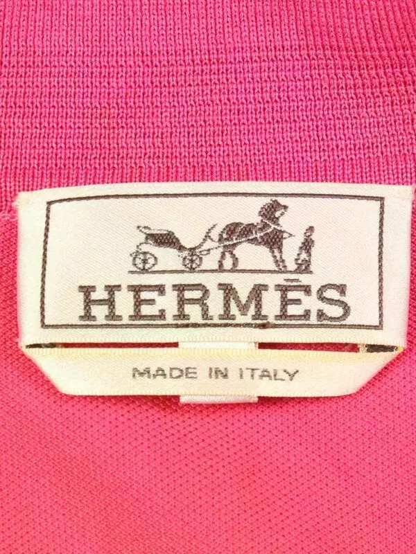 Hermès 2010s H Embroidery Polo Shirt