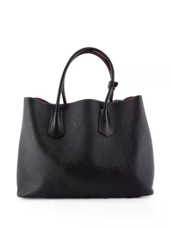 Prada Cuir Double Saffiano Leather Medium Tote Bag
