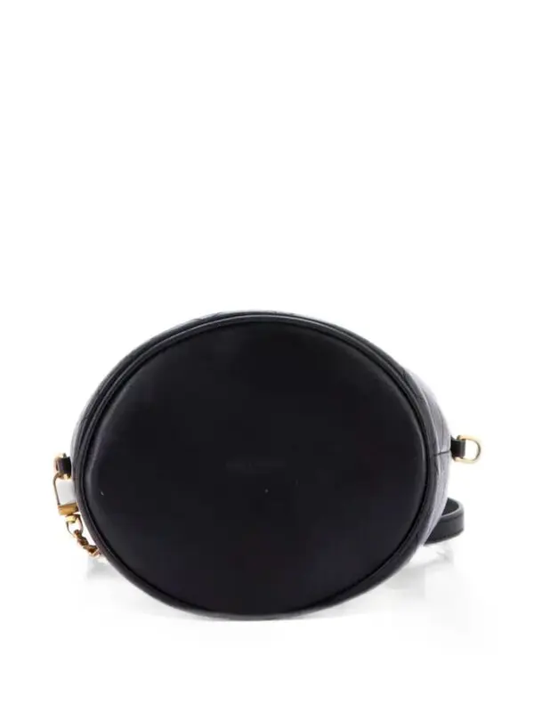 Saint Laurent Gaby Chain Quilted Leather Mini Bucket Bag