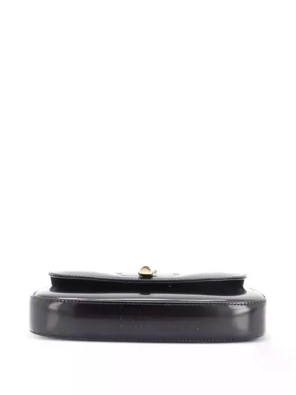 Gucci Bamboo Night Chain Leather Small Clutch Bag