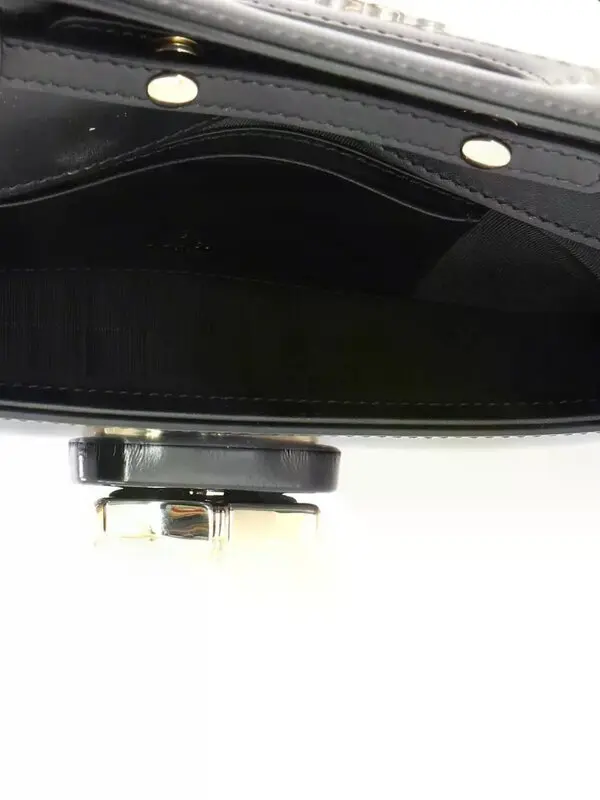 Gucci Bamboo Night Chain Leather Small Clutch Bag