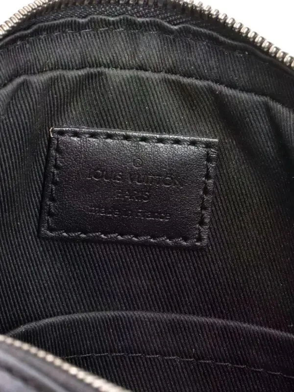 LOUIS VUITTON Trio Messenger Bag Reverse Monogram Eclipse Canvas Crossbody Bag