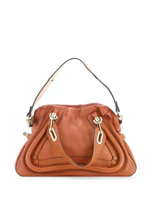 Chloé Paraty Top Handle Bag Leather Medium Satchel