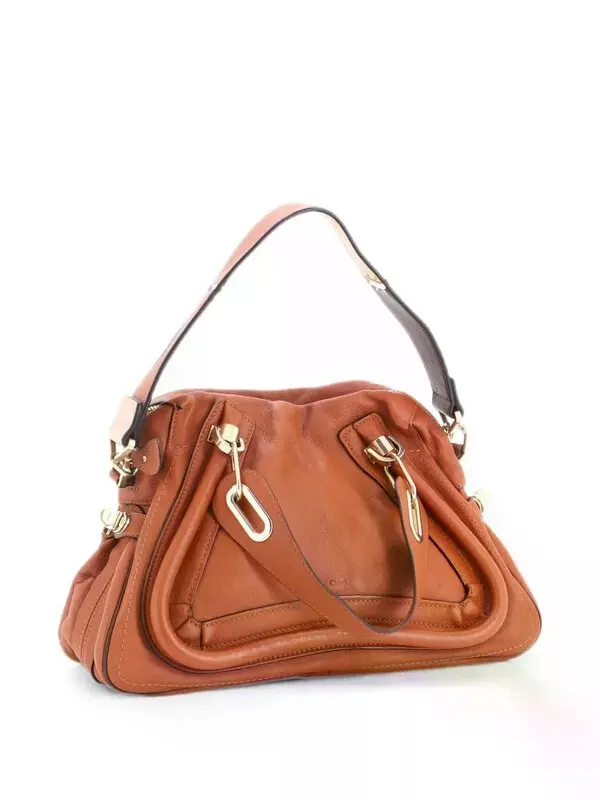 Chloé Paraty Top Handle Bag Leather Medium Satchel