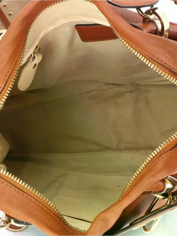 Chloé Paraty Top Handle Bag Leather Medium Satchel