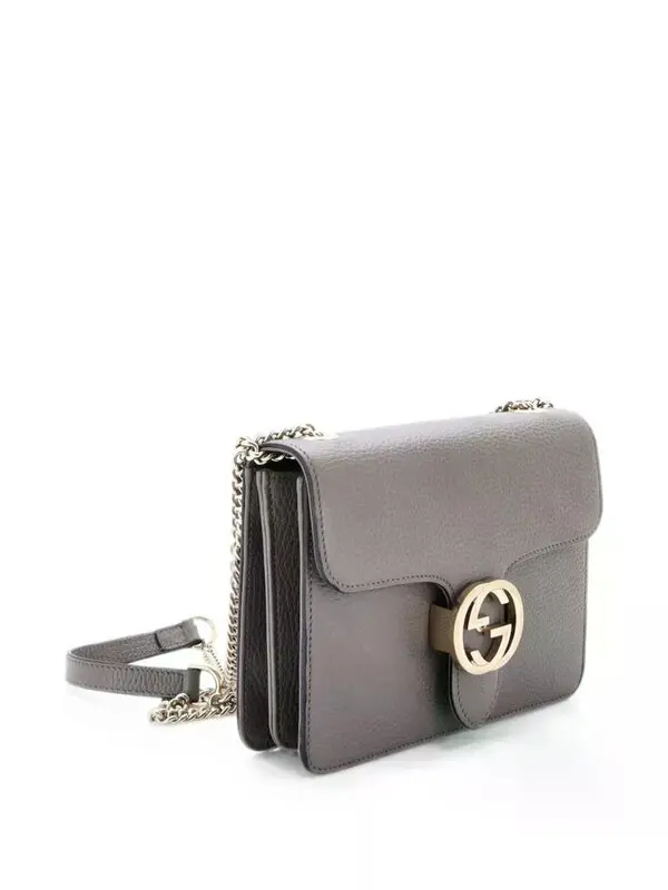 Gucci Interlocking Leather Small Shoulder Bag