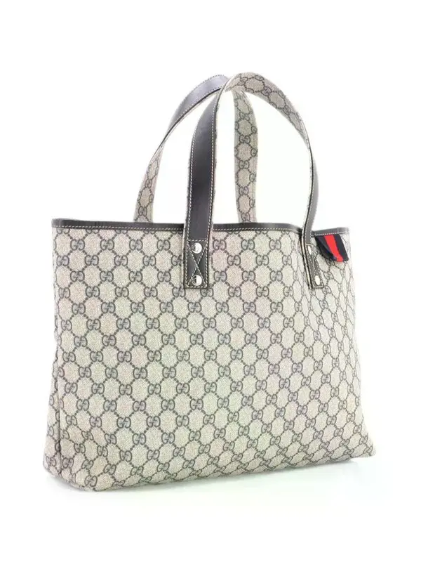 Gucci Gg Coated Canvas Tote Bag