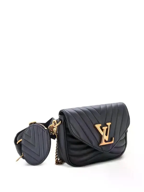 LOUIS VUITTON New Wave Multi Pochette Quilted Leather Crossbody Bag
